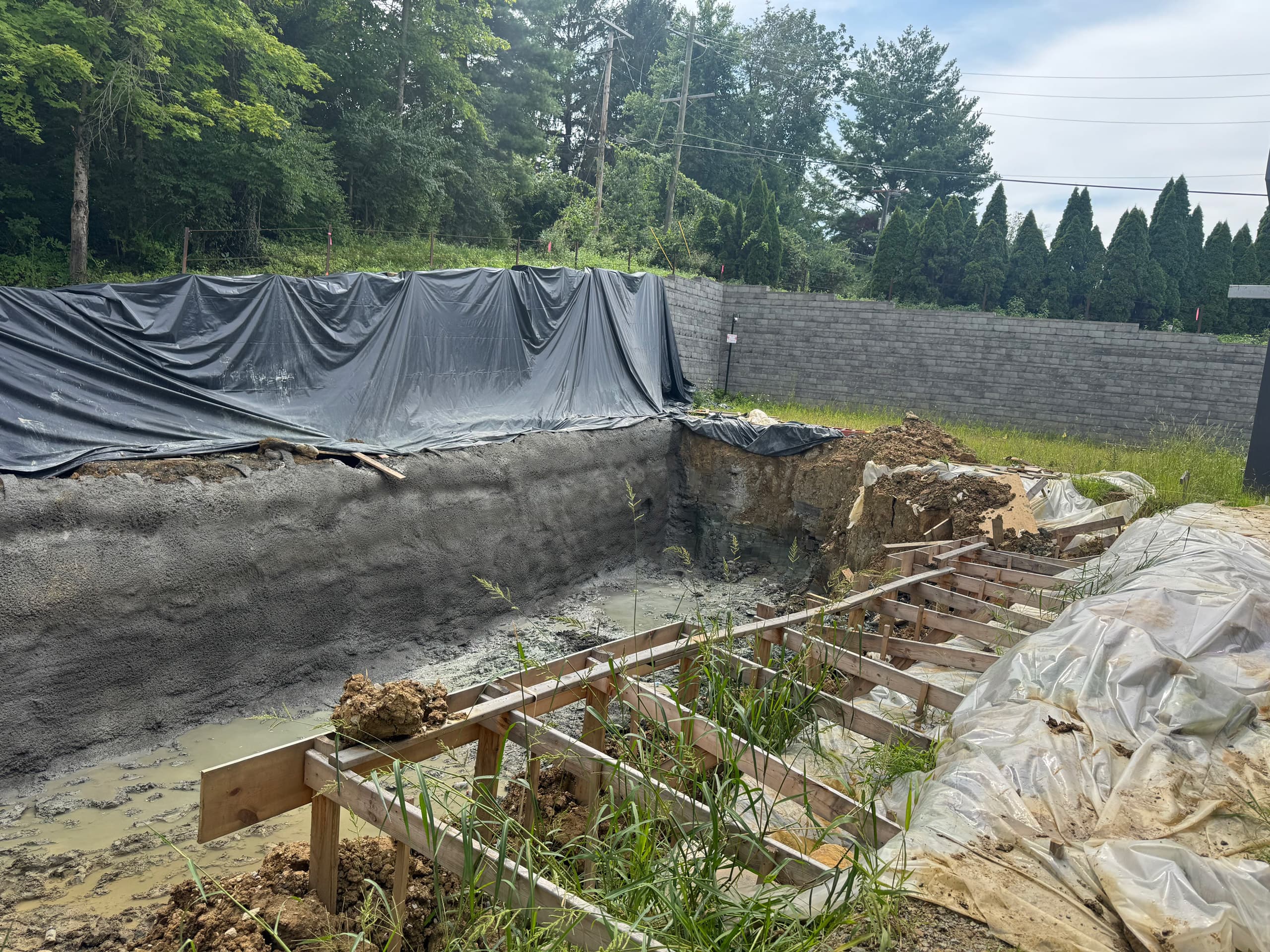 How Soil Nail Shoring Saved a Retaining Wall During Pool Construction ...